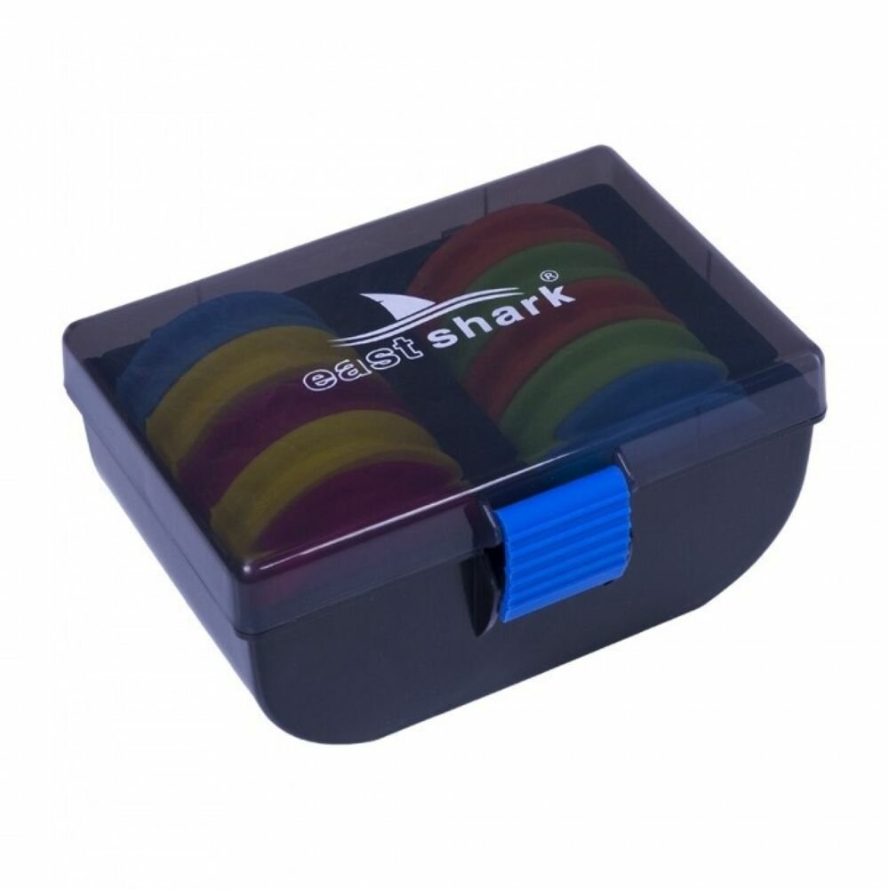 Поводочница фидерная круглая набор 10 шт. разноцветная Е 018