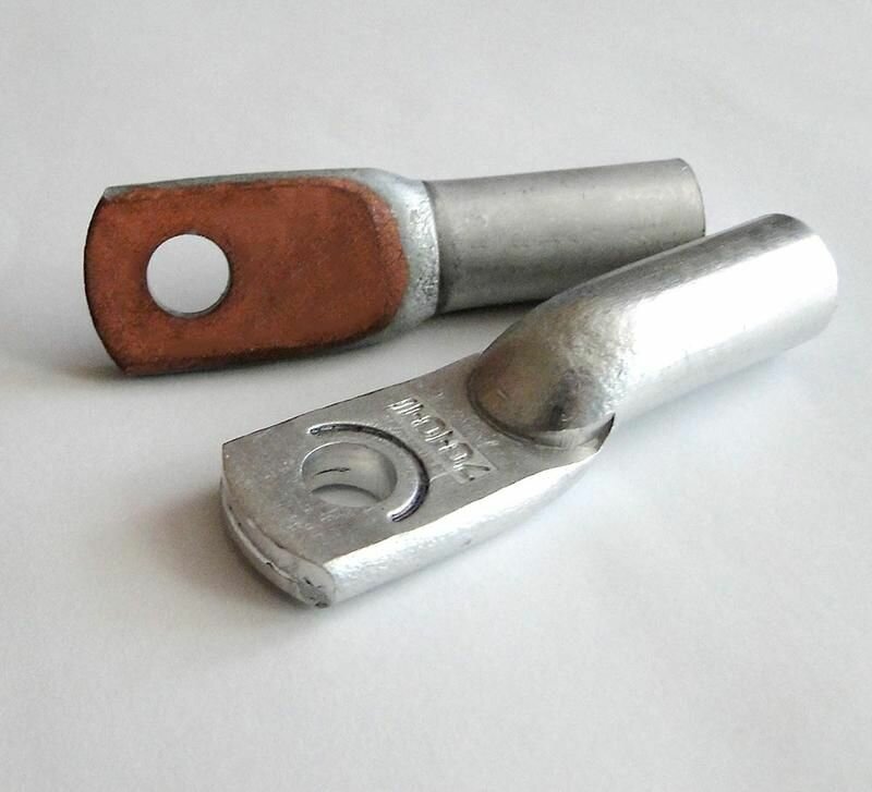 Наконечник кабельный TOKOV ELECTRIC алюмомедный, ТАМ 70-10-12, DIN 46235