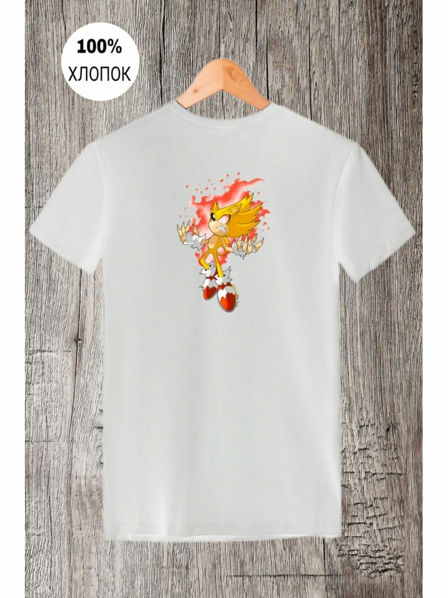 Футболка sonic демонический еж соник