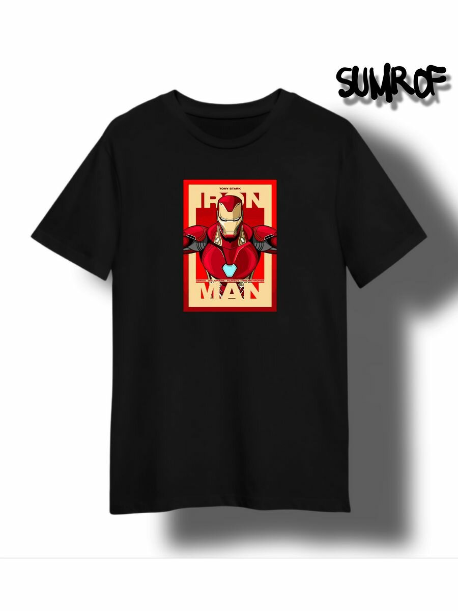 Футболка железный человек iron man