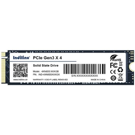 SSD диск Indilinx 4XN80S, 1000GB, M.2 2280, PCIe 3.0 x4, NVMe (IND-4XN80S001TX)