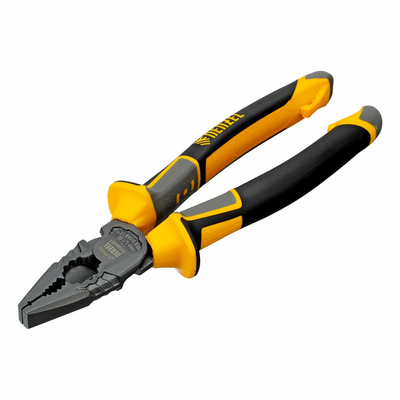 Плоскогубцы комбинированные DENZEL 205 мм, трехкомпонентные рукоятки (17082)