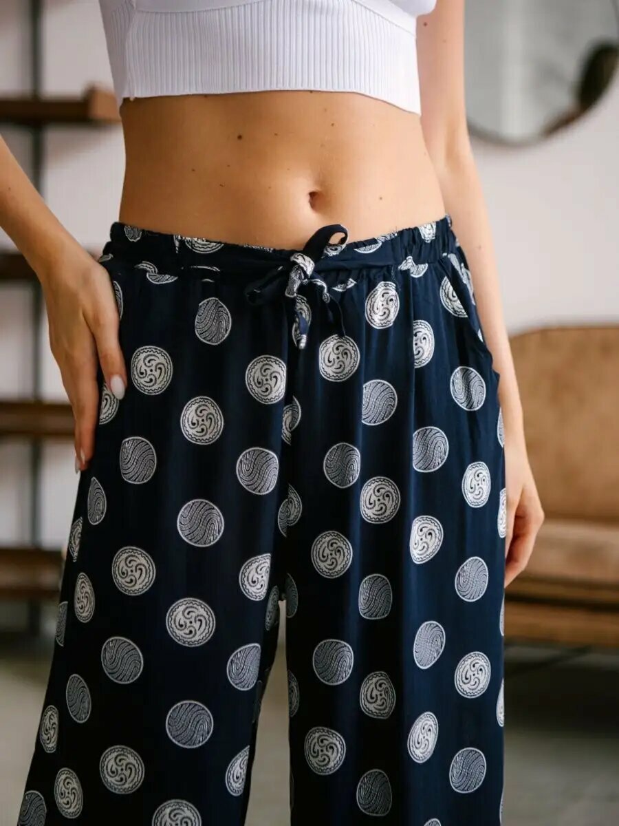 Брюки палаццо