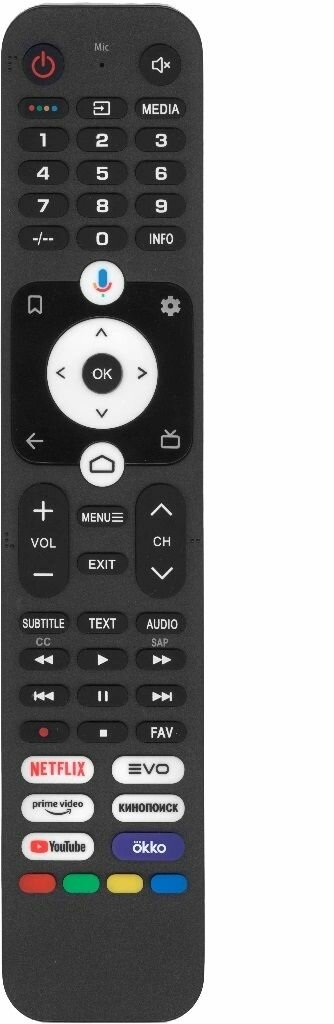 Пульт HTR-U32R с голосовой функцией для телевизора Haier, Candy