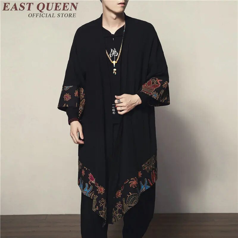 Мужское кимоно EASTQUEEN черное, размер M