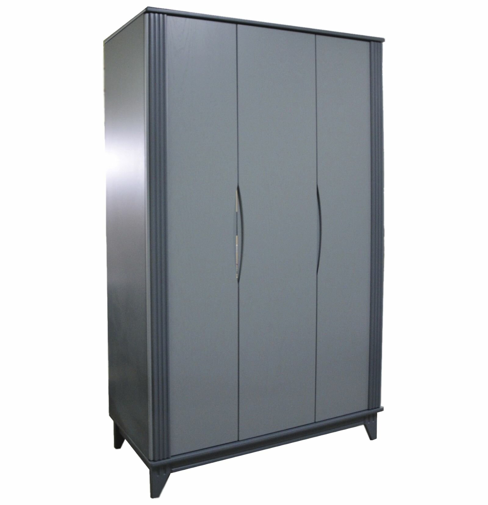 Шкаф 3-дверный Олимпия G050, цвет Серый гранит, массив