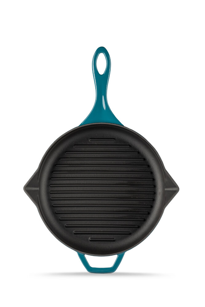 Круглая сковорода-гриль HS Y GTV 28 BLUE