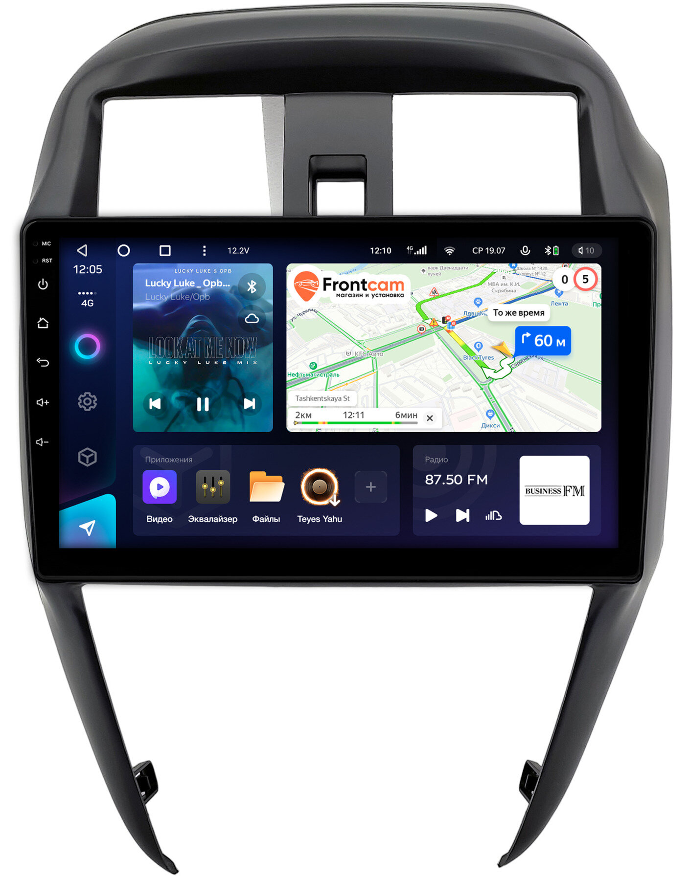 Штатная магнитола Teyes CC3 4/64 10" RM-10-2238 Nissan Sunny (N17) 2011-2024 Android 10 (4G-SIM, DSP, QLed)