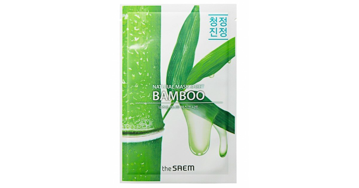 Тканевая маска с экстрактом бамбука The SAEM N Natural Bamboo Mask Sheet (New) (21 мл)