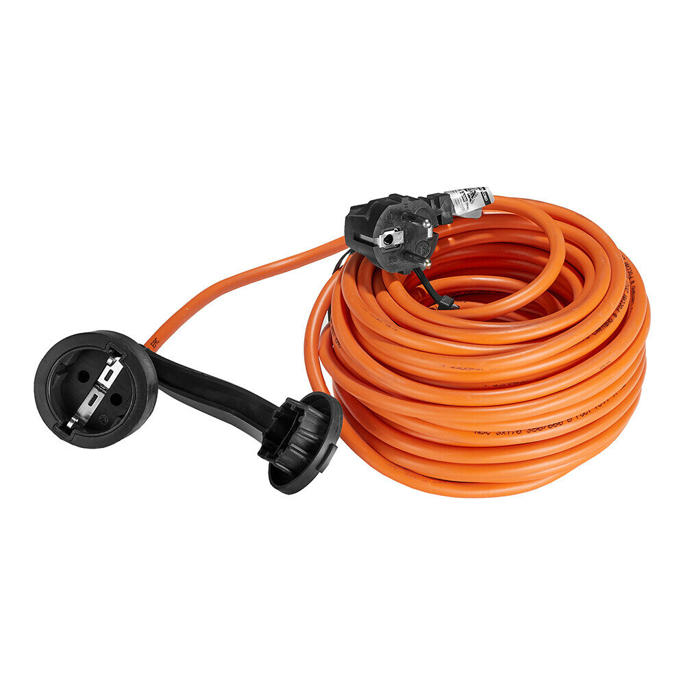 Удлинитель Партнер Электро с заземлением 20 м 2,5 кВт 1 розетка ПВС 3х1 кв. мм IP44