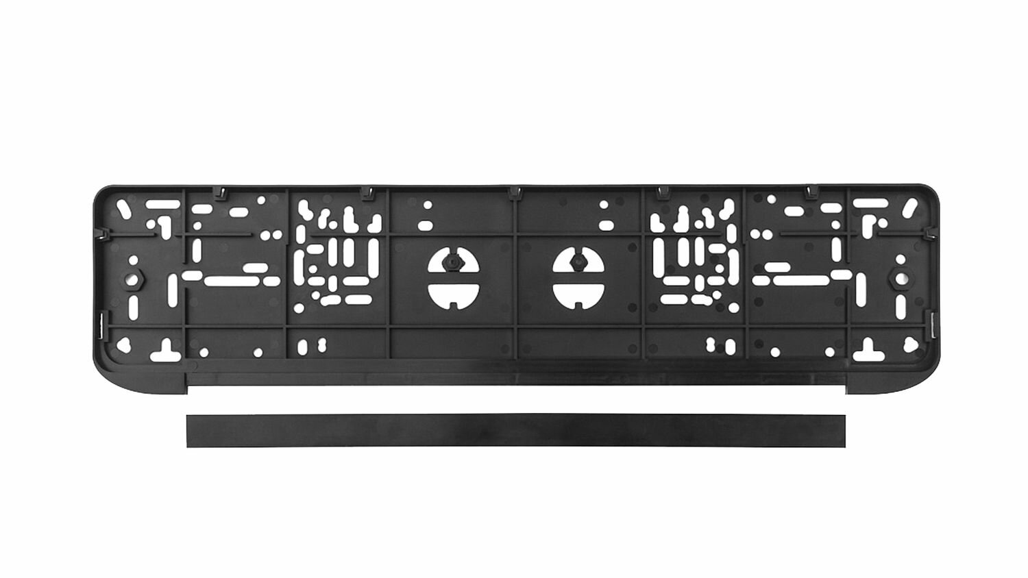 Рамка для номерного знака с нижней защелкой без надписи 1 штука AB-010B/-113/3ч