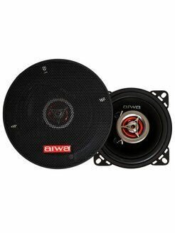Динамики AIWA ASM-420, Колонки автомобильные, Акустическая система для авто, Аудиосистема в машину двухполосная, 4 дюйма, мощность 140 Вт, диапазон частот 130-20000Гц, 2 шт