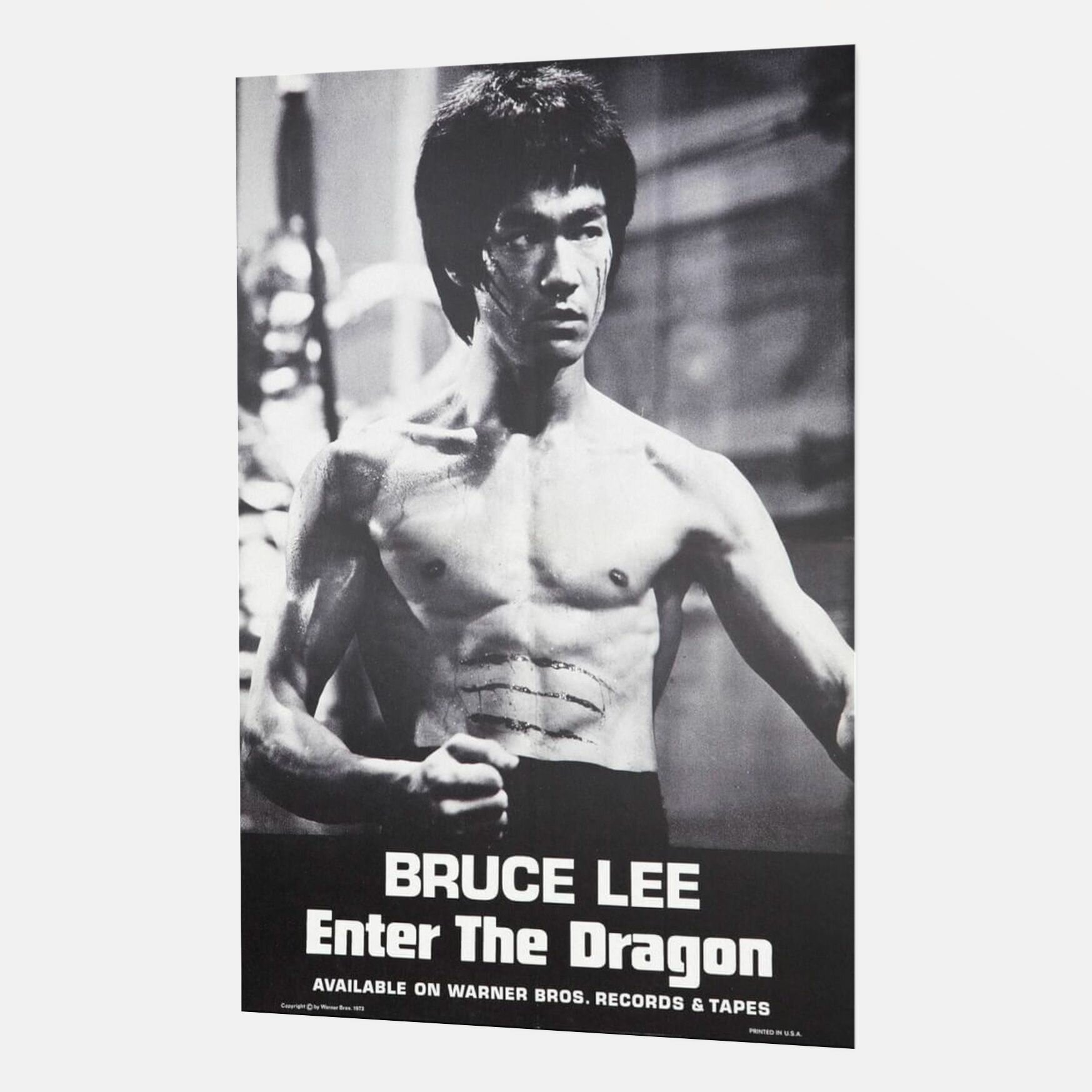 Интерьeрный постер (плакат на стену) Брюс Ли - Выход дракона - 40x60 см. - от Poster4me