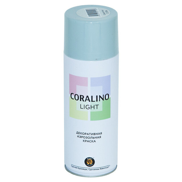 Краска аэрозольная CORALINO Light декоративная серый Агат 520мл, арт. CL1006