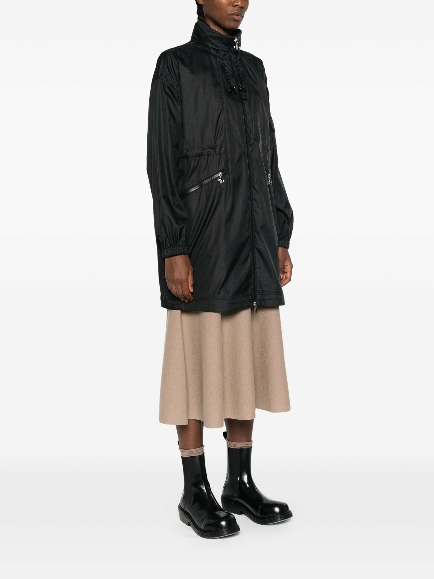 Парка Moncler Adhemar, размер 46, black/black — фото 1
