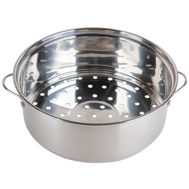 Вставка-пароварка 22х8см с ручками из нержавеющей стали для духовки - паровая готовка