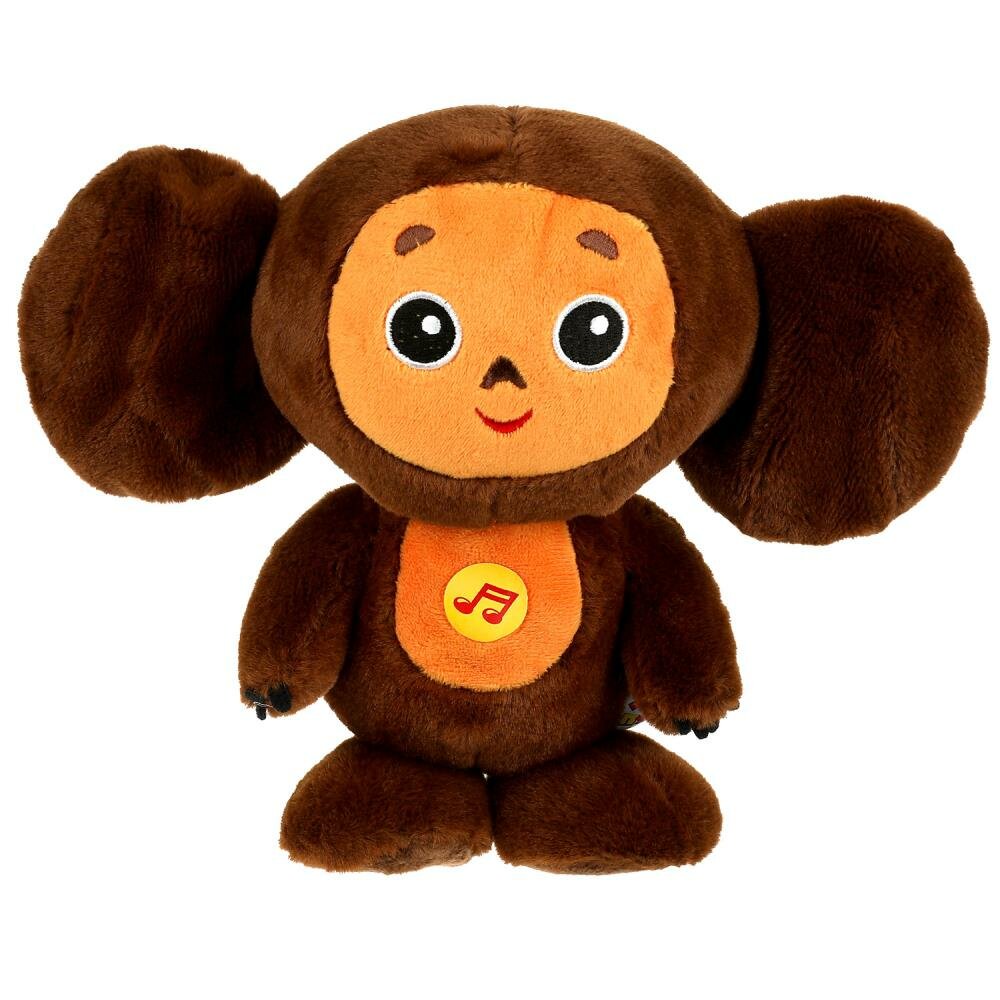 Игрушка мягкая Чебурашка Союзмультфильм, 20 см. муз. чип, Мульти-пульти M90012-20