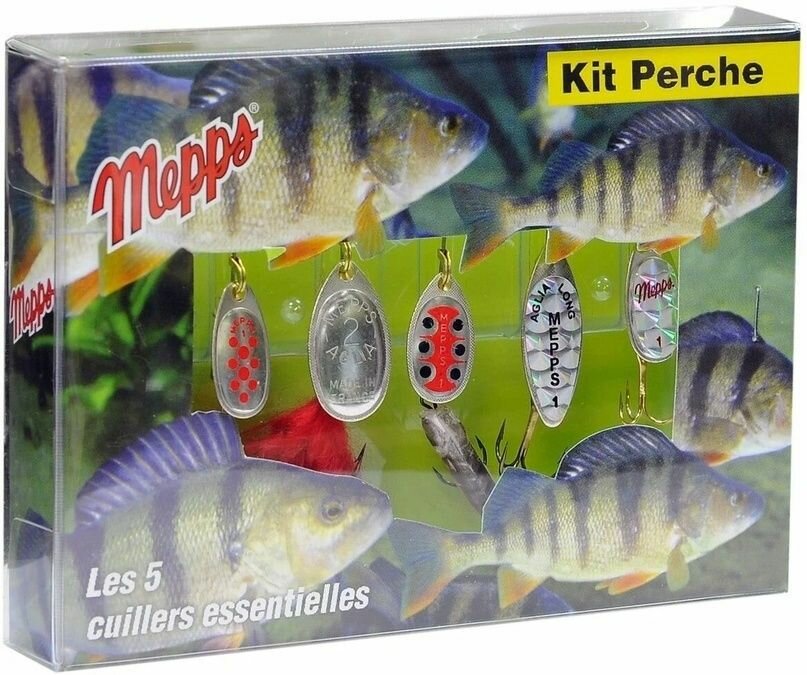 Набор вращающихся Блёсен Mepps Kit Perche (5 штук)