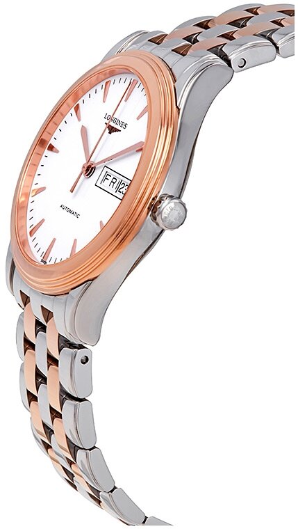 Наручные часы LONGINES, серебристый/золотистый — фото 1