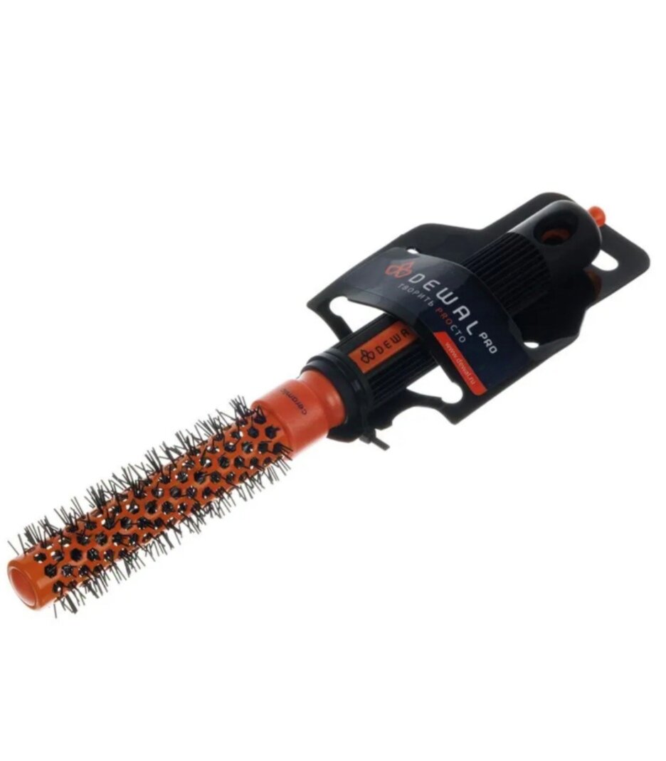 Термобрашинг Dewal Color DW 20194, пластик, оранжевая ручка, 18-30мм