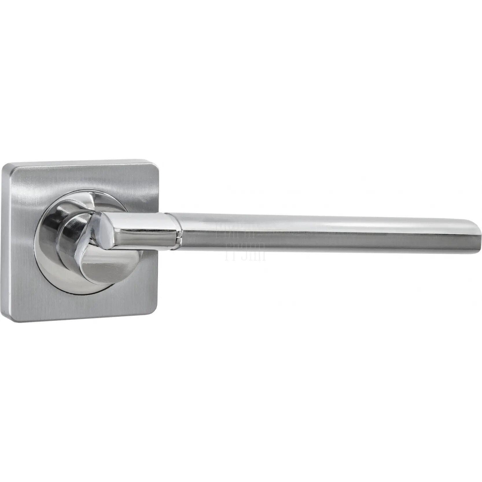 Дверные ручки Puerto (Пуэрто) INAL 522-02 на квадратной розетке матовый хром + хром