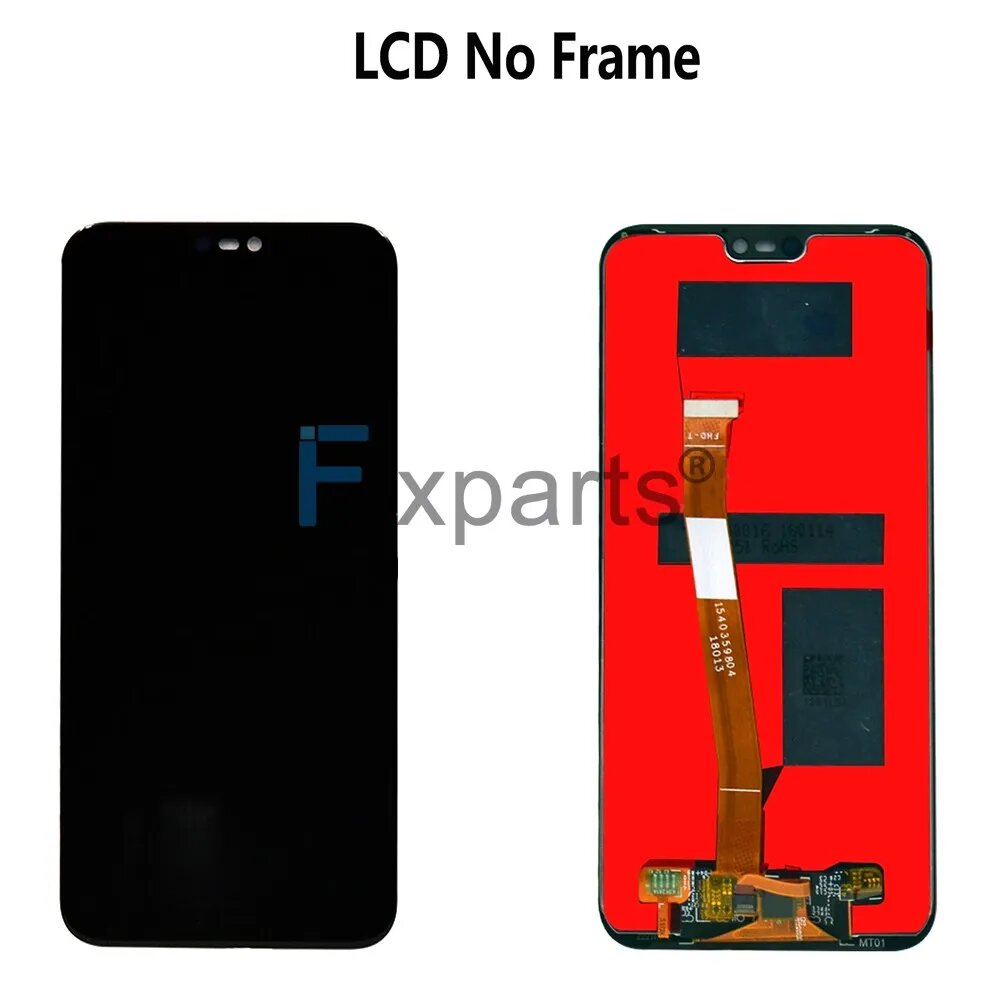 Высококачественный ЖК-дисплей для Huawei P20 Lite, цифровой сенсорный экран в сборе, зеркальный ЖК-экран с рамкой и задней крышкой LCD No Frame