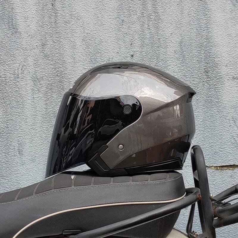 Оригинальный шлем JIEKAI для мотоцикла, двойной объектив, летний зимний шлем с открытым XXL, 23