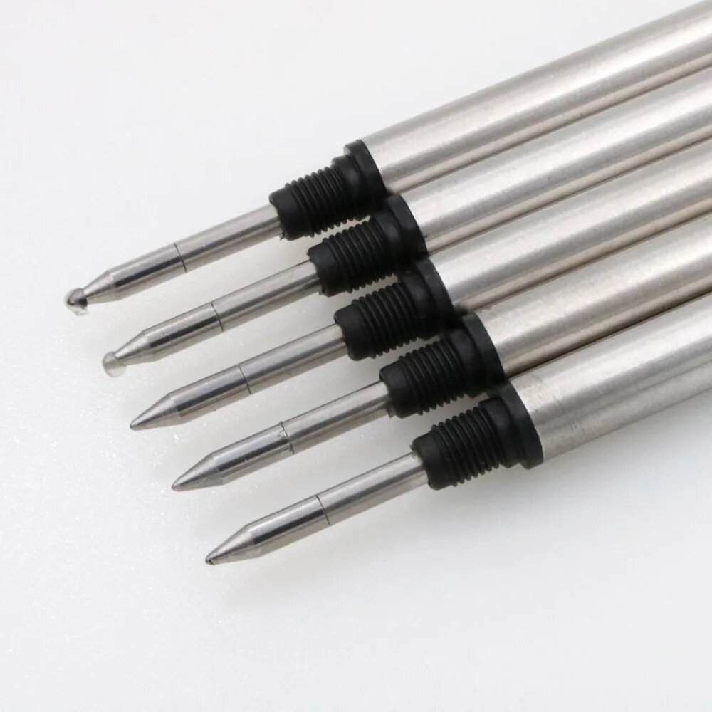 Стержни для ручек-роллеров JINHAO 0.5 мм, синие или черные 5black