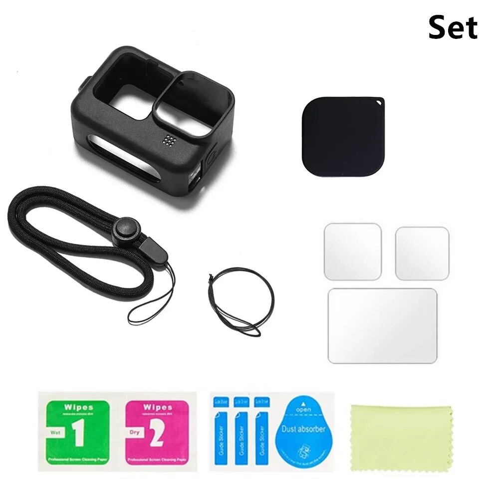 Чехол Giuhds для GoPro 13 12 11 10 9 black set 1