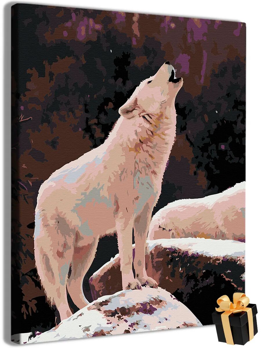 Картины по номерам Волк