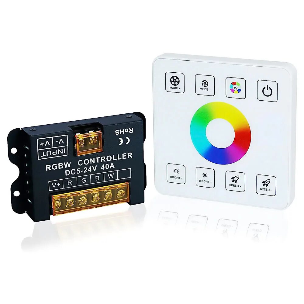 RGBW контроллер WELLMEET WM-TC017A-4CH с пультом