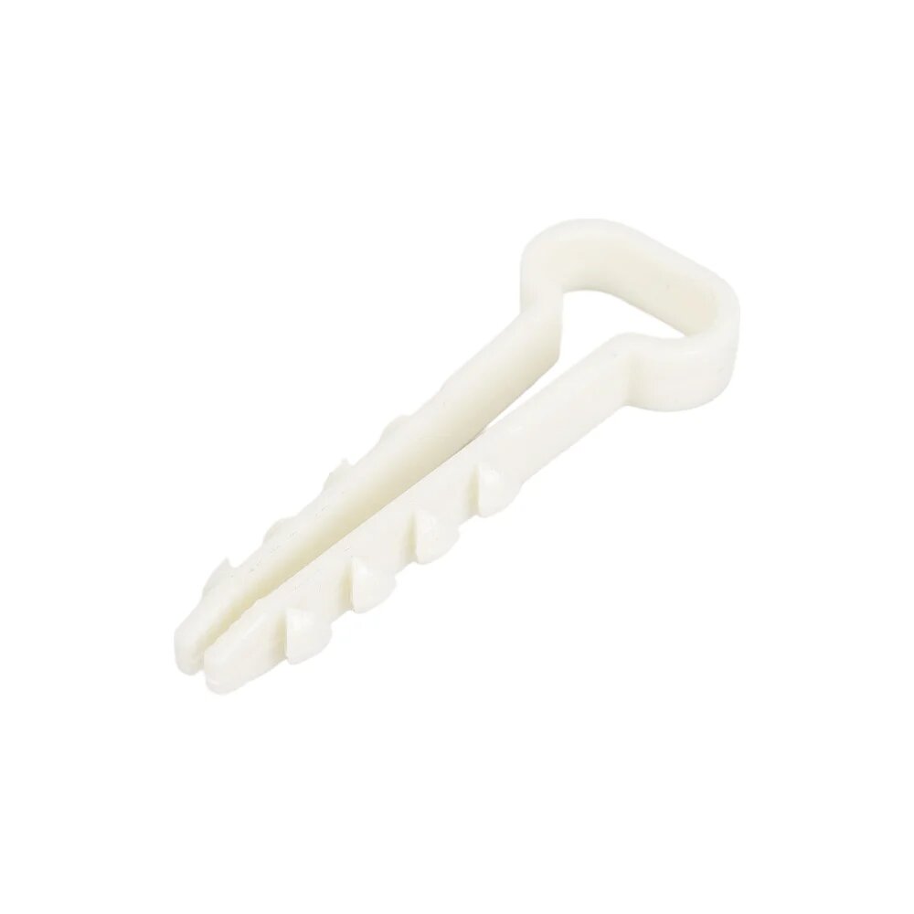 Дюбель-хомут Росдюбель прям, белый, 12x6, 100 шт. 15-0455