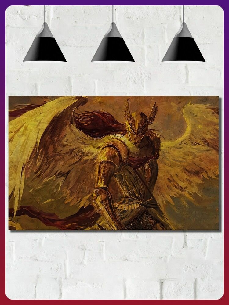Картина интерьерная на рельефной доске Игры Dark Souls - 62412194