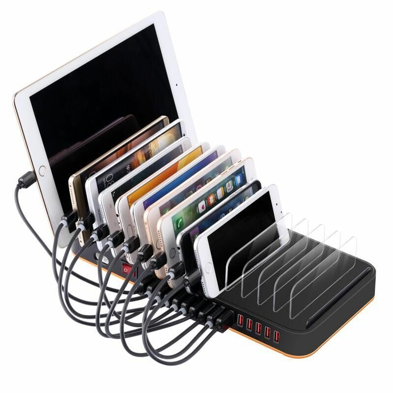 USB 15 порт 100 Вт зарядная станция для смартфонов подставка для зарядки планшета кронштейн