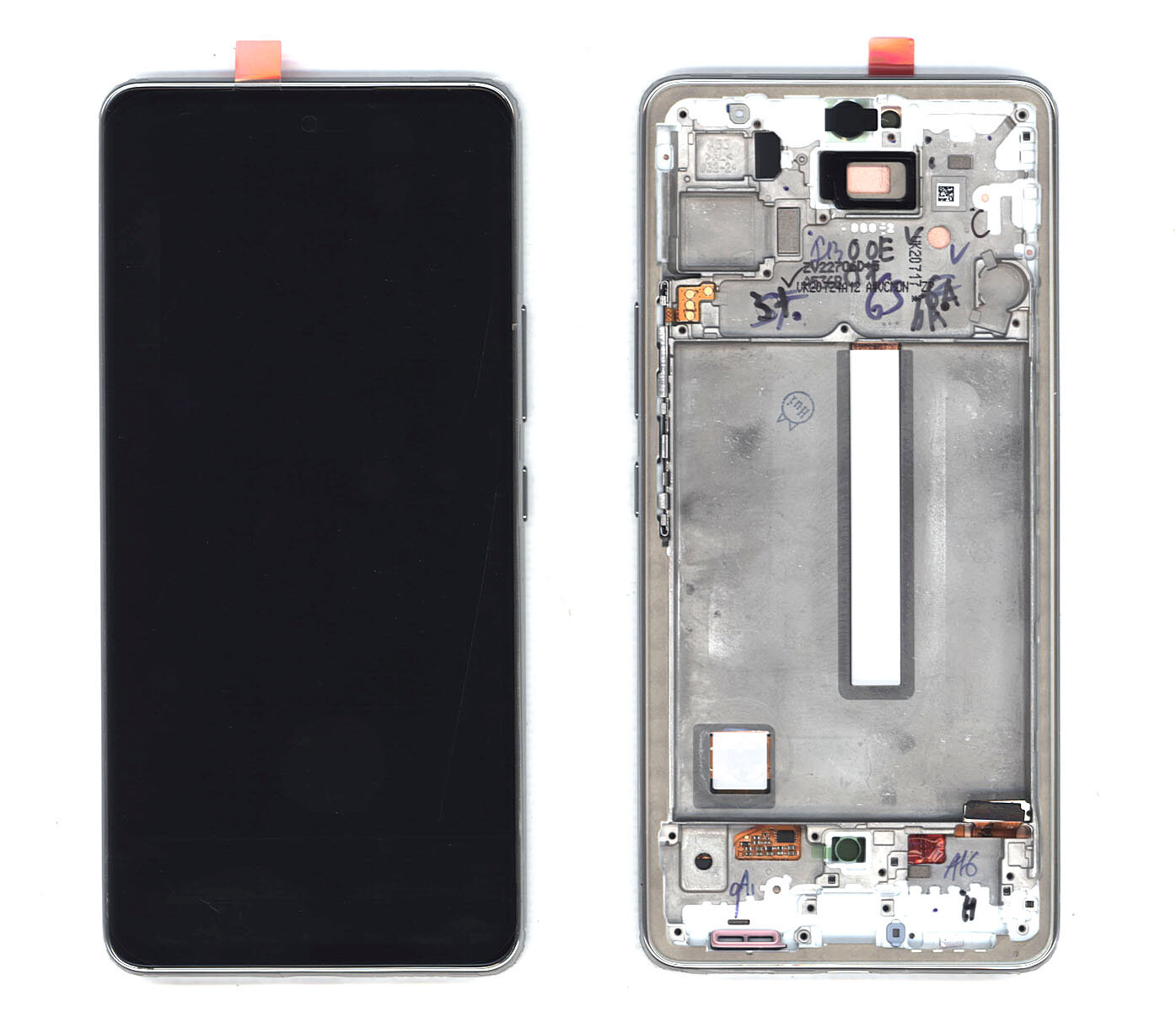 Дисплей для Samsung Galaxy A53 SM-A536E в сборе с тачскрино и рамкой белый