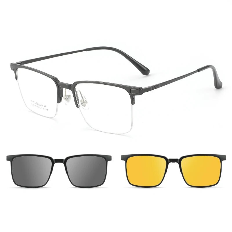 Gmei Optical 3 в 1 очки из титана