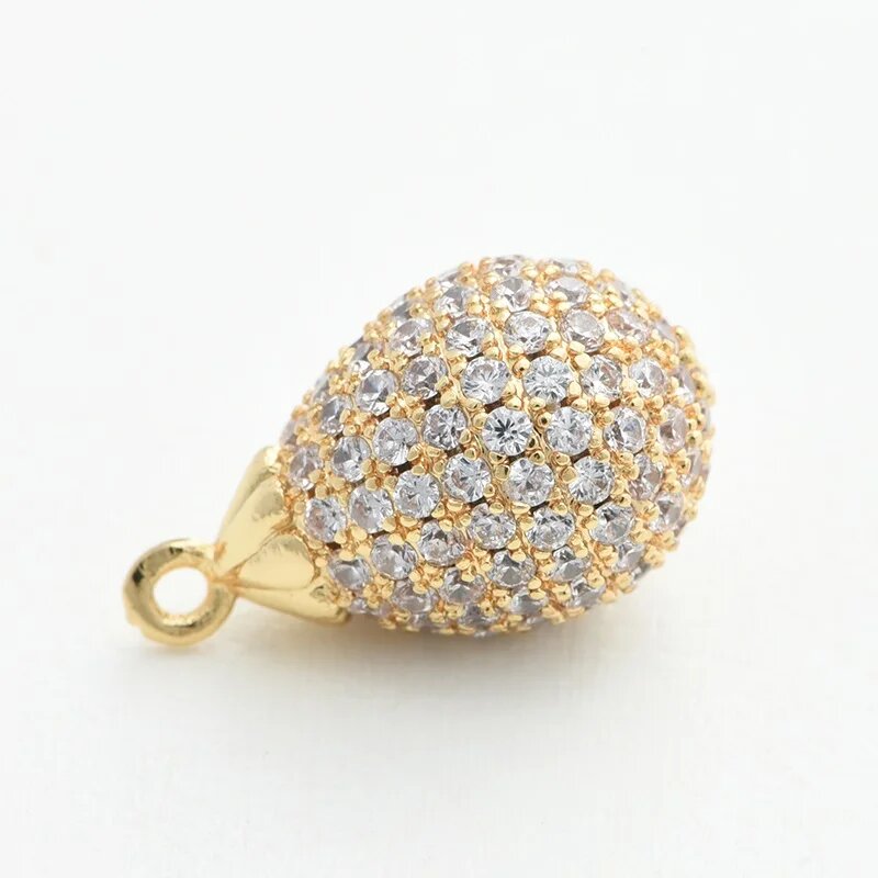 Бусины YANASI медные капли 6 мм, Golden