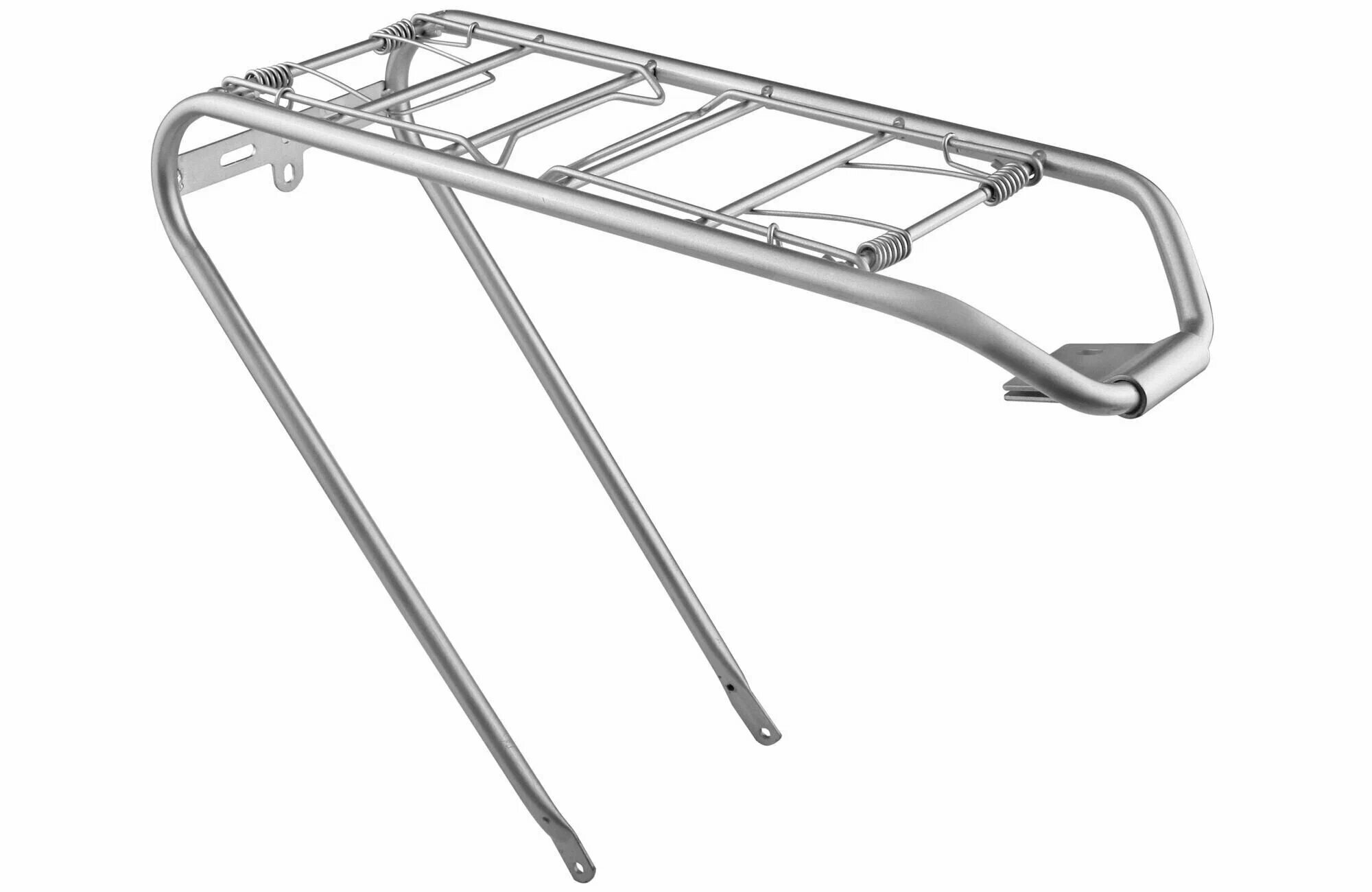 Багажник 28д, сталь, крепление под дроп, две прищепки, для велосипедов Navigator 310-350, серебро