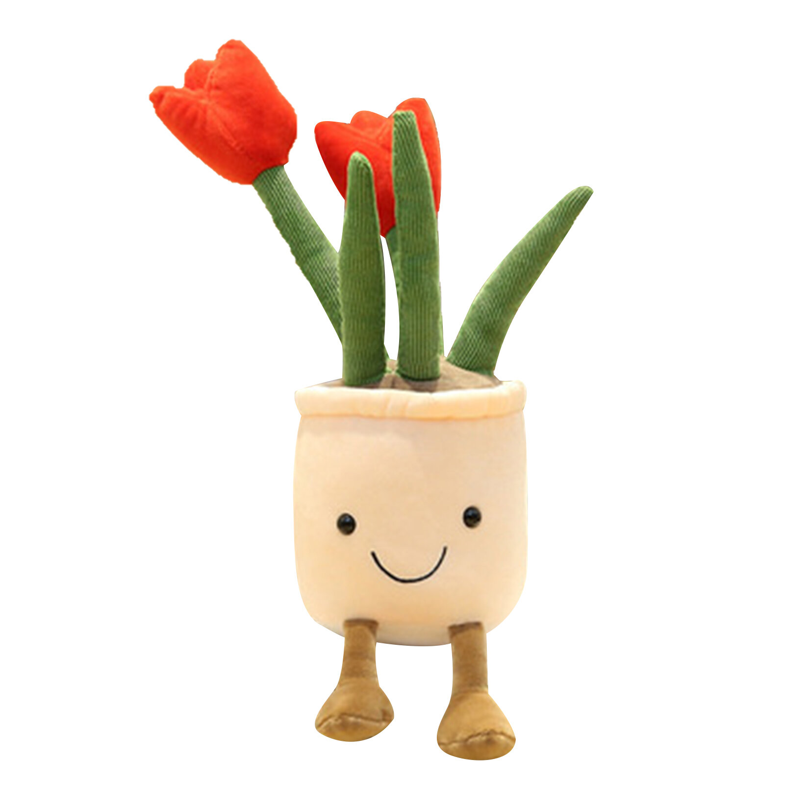 Красный, 30 см, милый мягкий пушистый тюльпан, плюшевая игрушка для домашнего офиса, автомобильный декор, без запаха, хорошая устойчивость, милый растительный орнамент, подарок