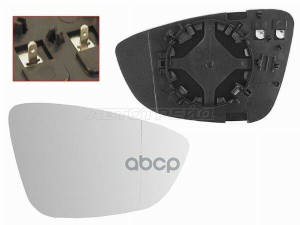 Полотно зеркала VW PASSAT B7 10-14/PASSAT CC 08-16/JETTA 11- RH с обогревом Sat арт. STVW27940G1