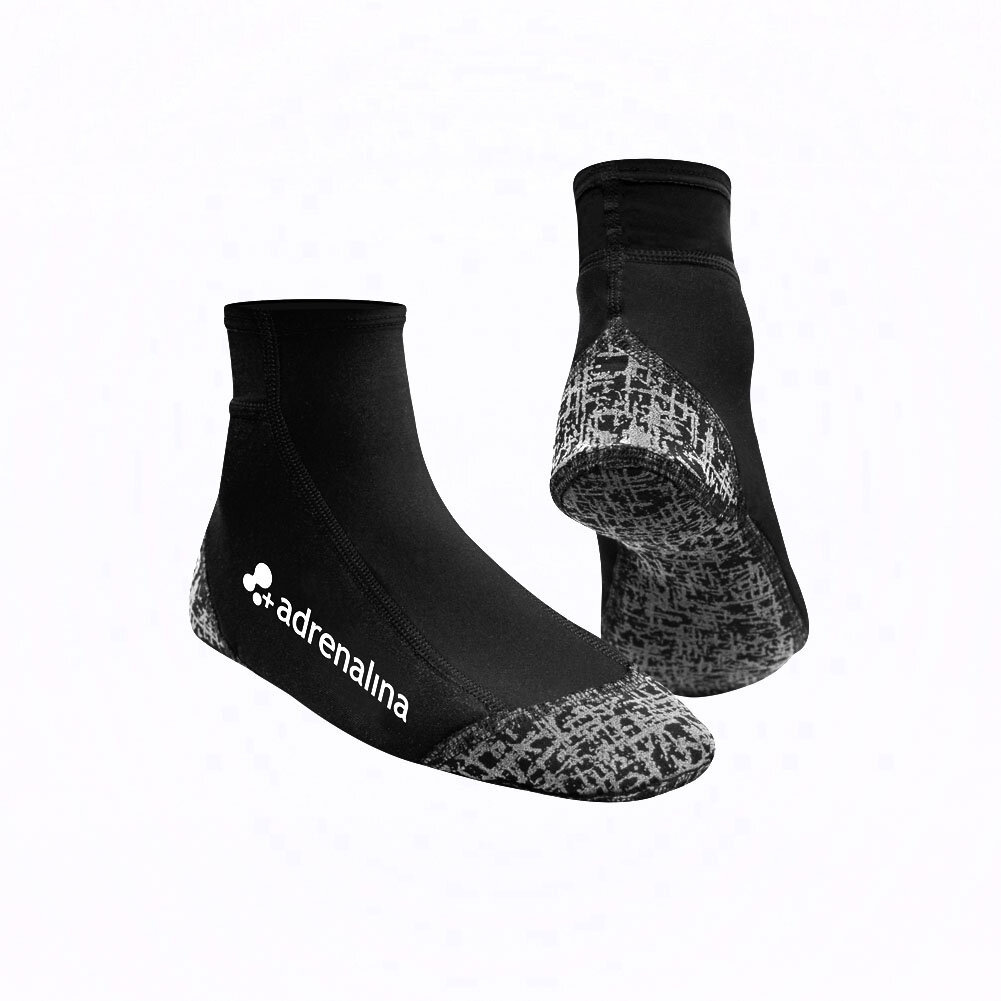 Носки для пляжного волейбола +ADRENALINA Sand 4608-046-XL, р. XL, 85% нейлон, 15% эластан, черный