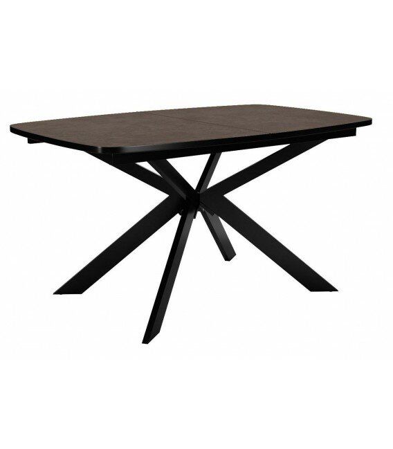 Стол Adenocarpus B140 хромикс бронза/ опоры черные