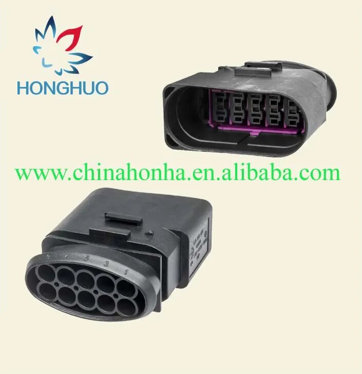 Вилка фары 10pin 1J0973835 original connector