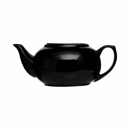 Чайник "Кунстверк", фарфор,0,7л, диаметр 9, высота 8, длина 20см, черный