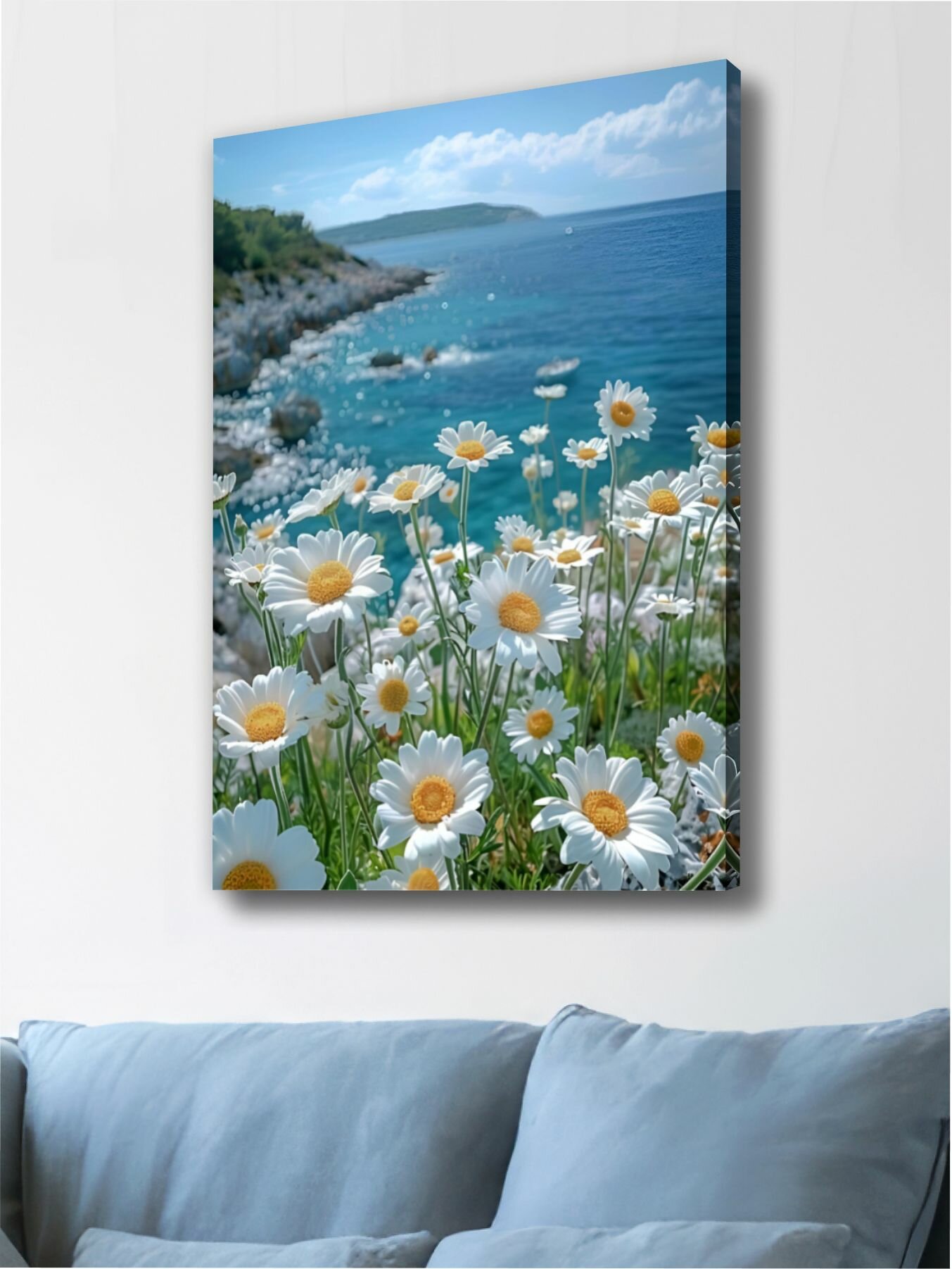 Картина Цветочный маяк на стену 50x70см 1шт.