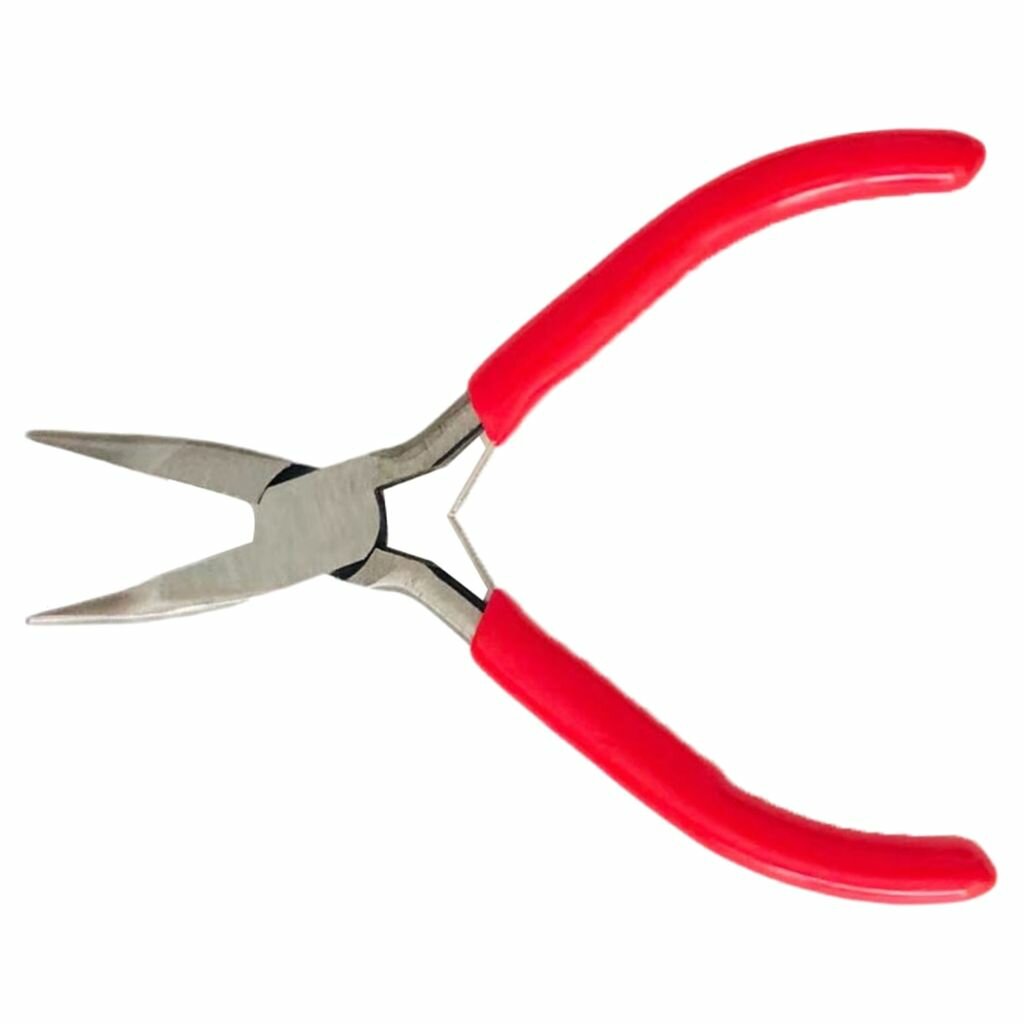 Мини-плоскогубцы для ювелирных изделий с изогнутым носом-2