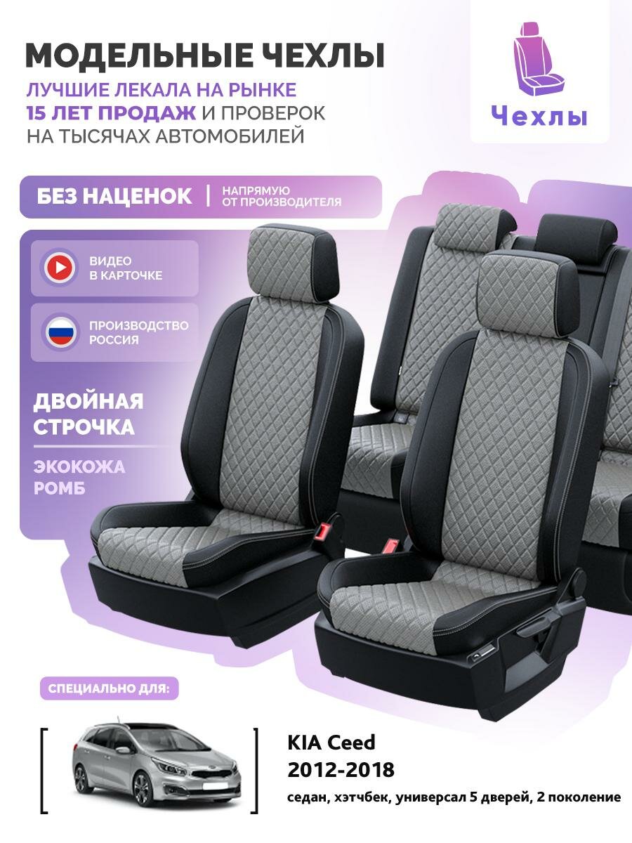 Чехлы на Киа Сид 2