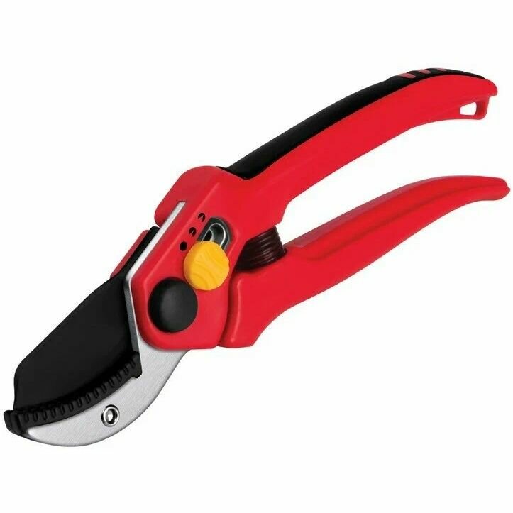 Секатор садовый Центроинструмент Finland профессиональный, механический пружинный контактный, стальной с пластиковой ручкой