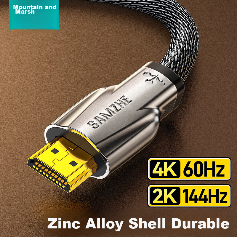 SAMZHE HDMI 2.0 4K высококачественный кабель 3 м двойная экранировка для ноутбука монитора проектора телевизора Длина：3