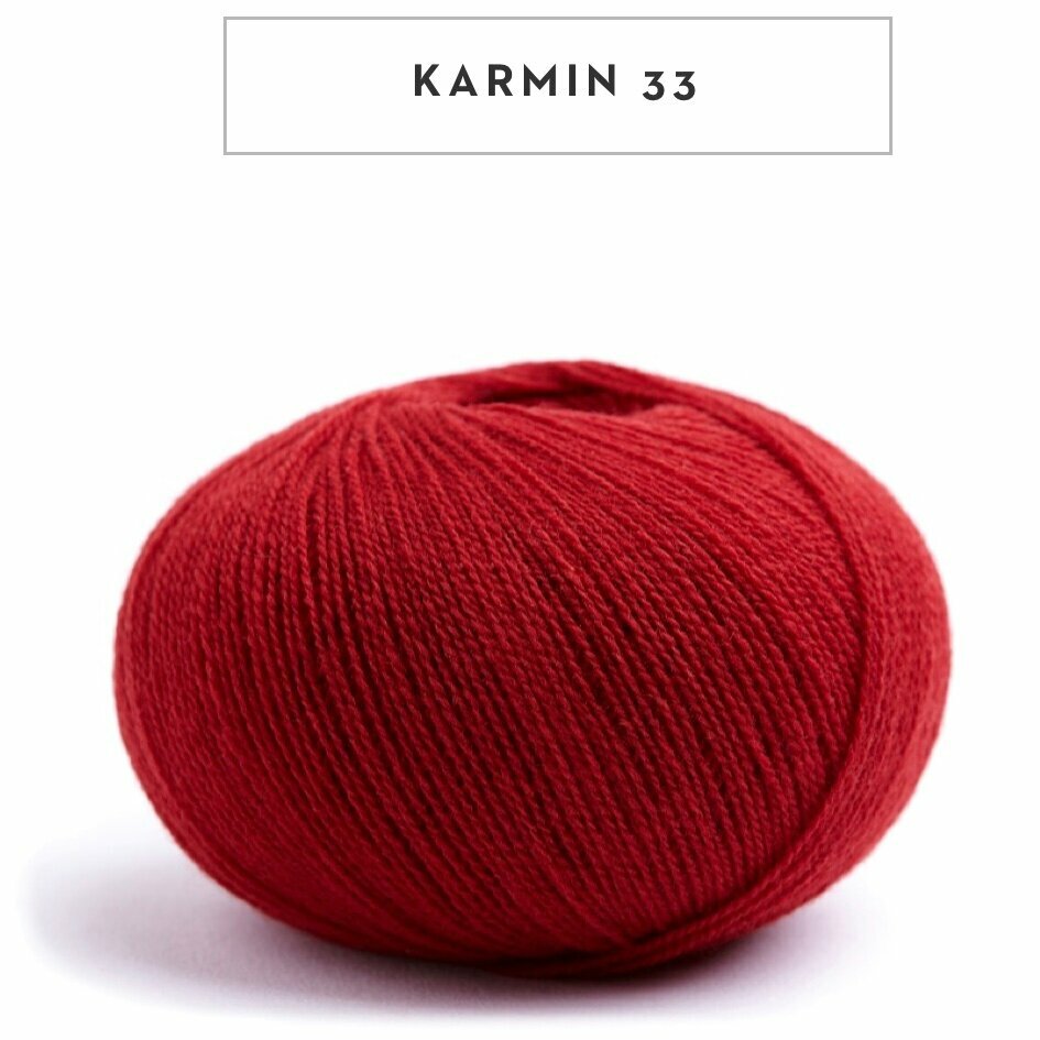 Modena /Модена/ пряжа Lamana (70% шерсть мериноса сверхлегкая, 30% кашемир), 25г/335м (33, karmin (кармин), красный)